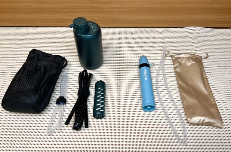 携帯浄水器 Greeshow「gs 2801」「gs 282」レビュー 〜災害時に安全な水を確保する｜実際に川の水を飲んでみた〜 Dr